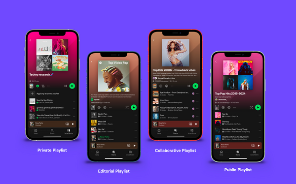 All types of Spotify playlists